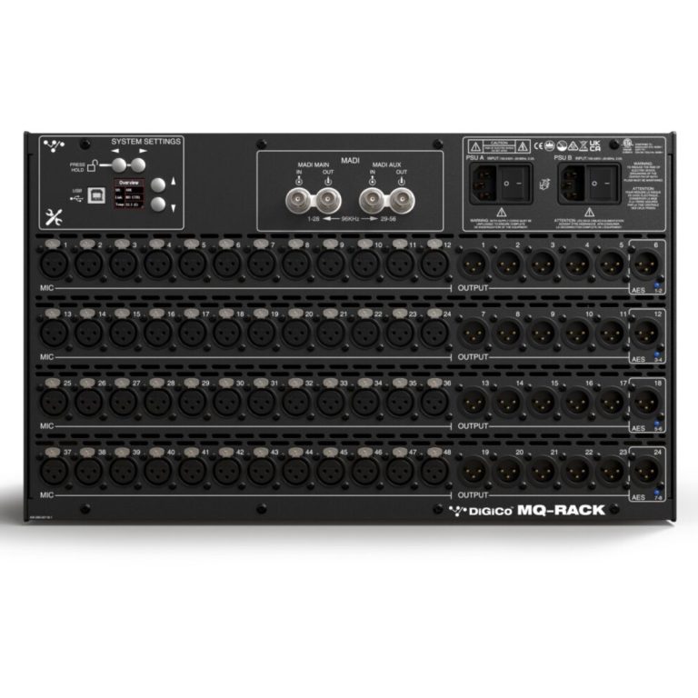 Digico MQ-Rack Dante Stage Box – Sonic Circus