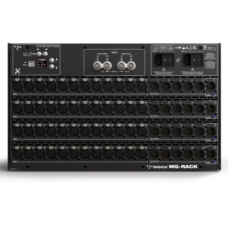 Digico MQ-Rack Dante Stage Box – Sonic Circus