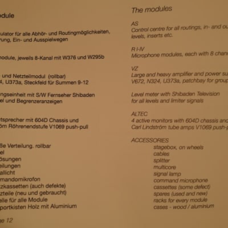 EMI MF10 Mobile Analog Mixing Console (Vintage) – Sonic Circus