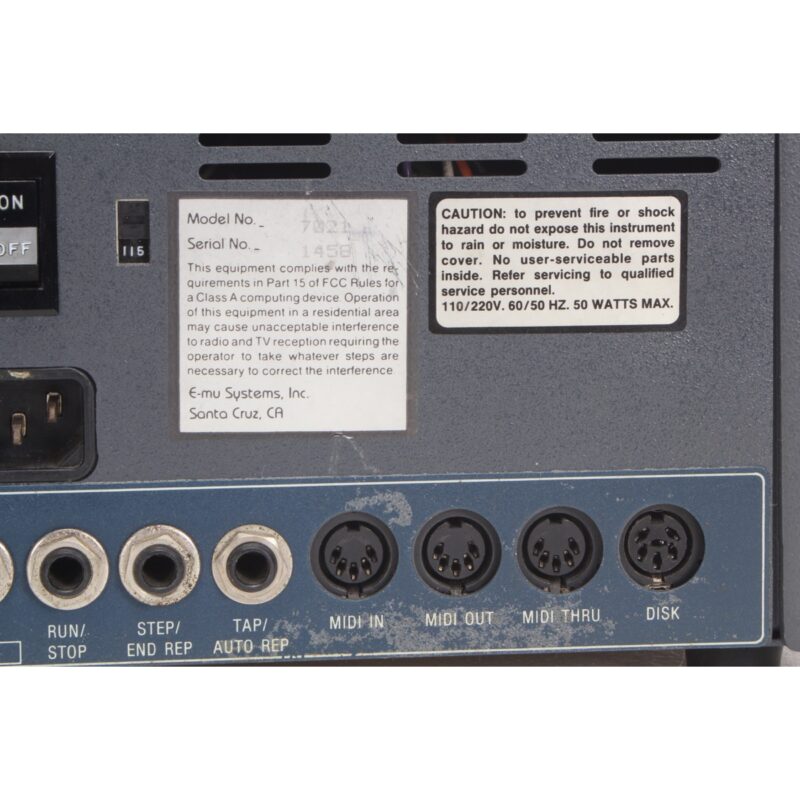 E-mu SP12 Drum Machine/Sampler (Vintage) – Sonic Circus