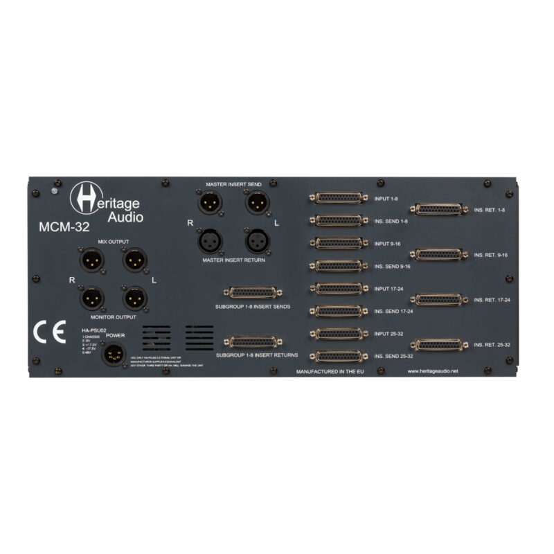 Heritage Audio MCM-32 Summing Mixer – Sonic Circus