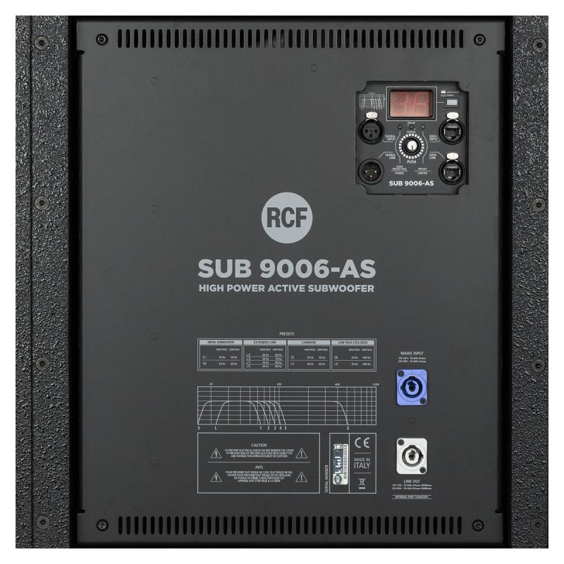 RCF SUB9006-AS Active High Power Subwoofer – Sonic Circus