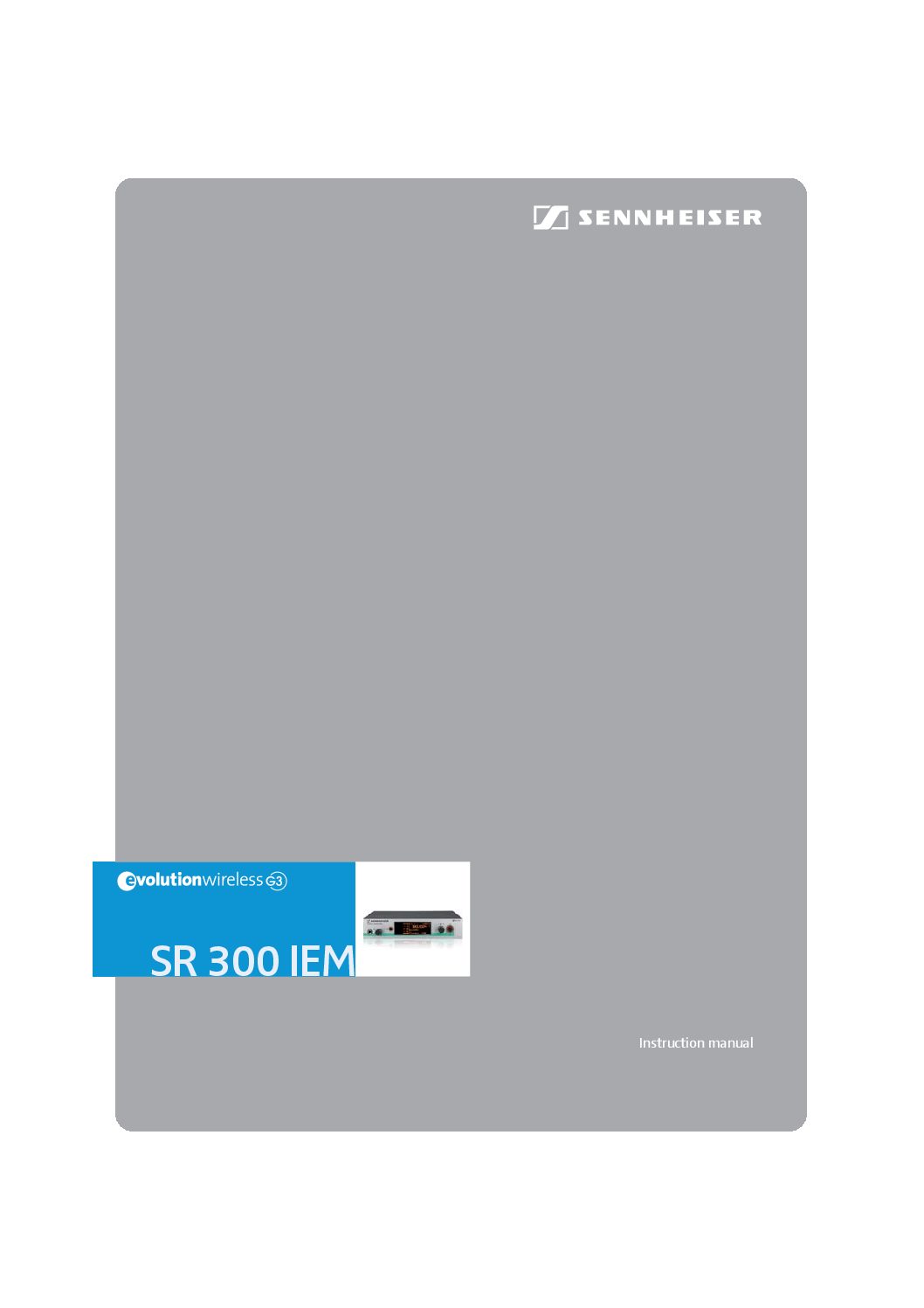 Sennheiser-SR-300-IEM-G3-Instruction-Manual1 – Sonic Circus