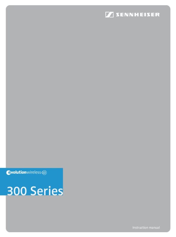 Sennheiser-ew-345-G3-Vocal-Microphone-Presentation-Set-Instruction-Manual-Sheet – Sonic Circus