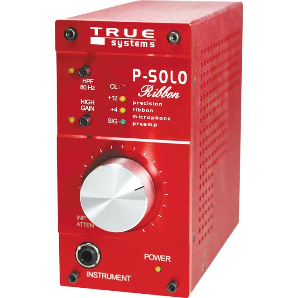 TRUE Systems P-SOLO Ribbon Mic Pre 1 – Sonic Circus