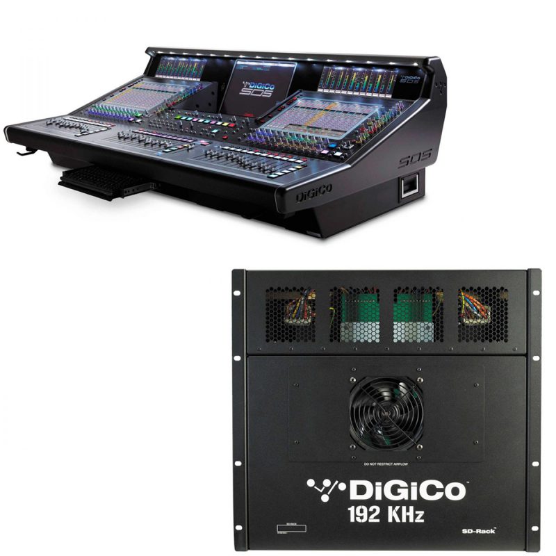 Digico SD5 Console – Live SD Rack Optic Package – Sonic Circus
