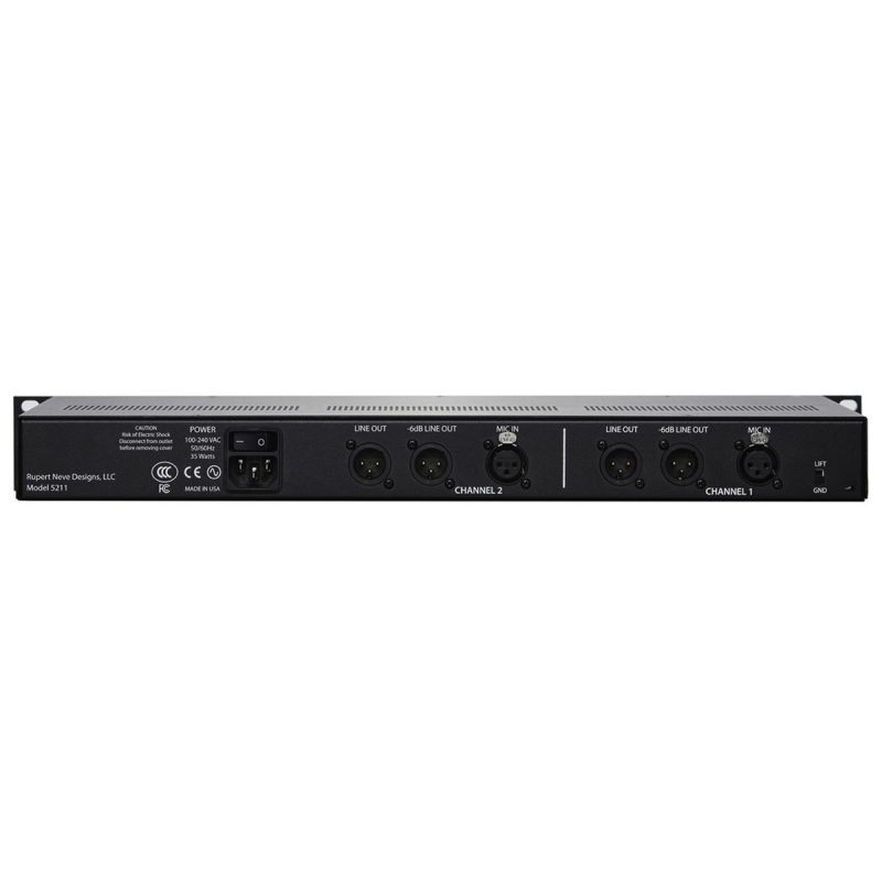 Rupert Neve 5211 2-Channel Mic Preamp – Sonic Circus