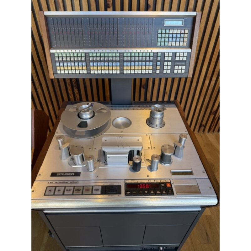 Studer A820 2″ 24 Track Analog Recorder (437 hours) with Auto Locater and Remote – Sonic Circus