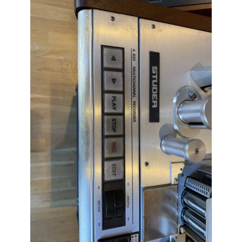 Studer A820 2″ 24 Track Analog Recorder (437 hours) with Auto Locater and Remote – Sonic Circus